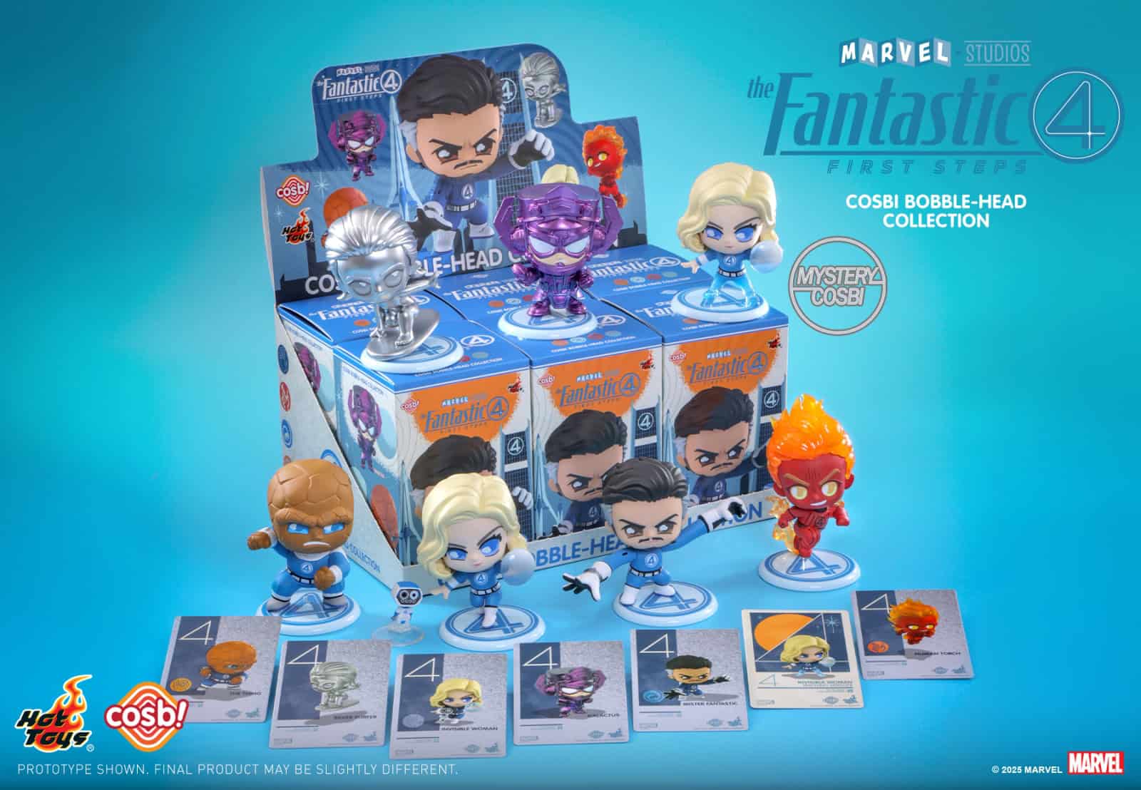The Fantastic Four: First Steps Cosbi Bobble-Head Collection unveiled ...