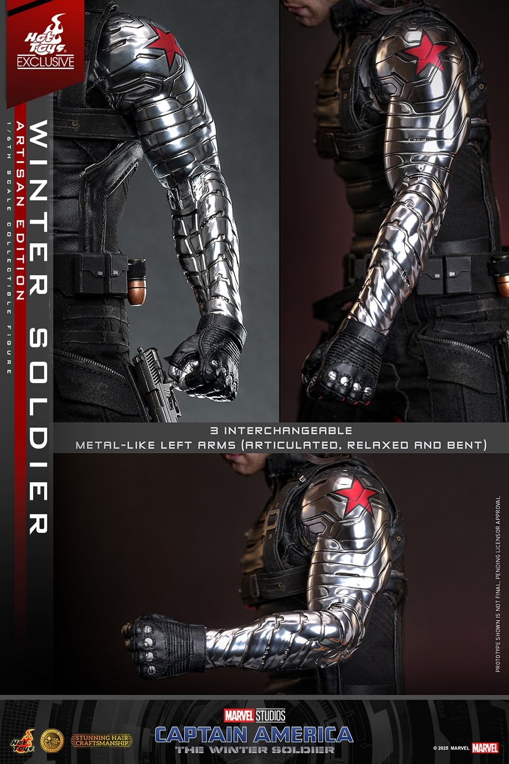 Hot Toys unveils The Winter Soldier Artisan Edition sixth scale figure ...