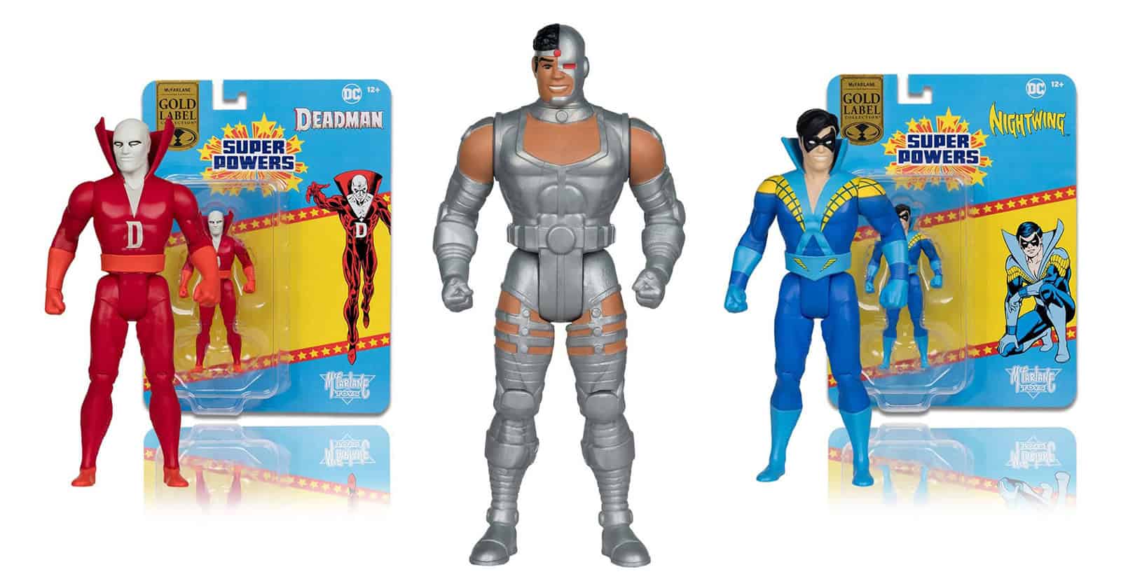 Nightwing, Cyborg, Deadman and Animal Man join McFarlane's DC Super ...