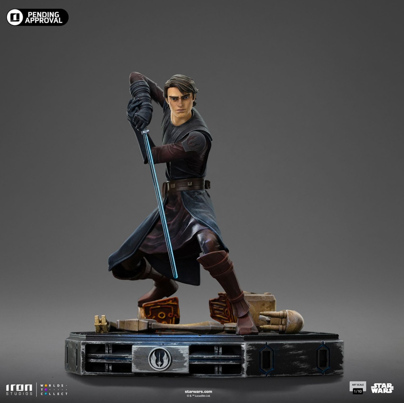 Iron Studios' Star Wars: The Clone Wars Anakin Skywalker collectible ...