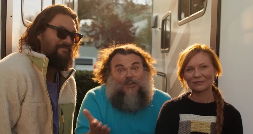 Jack Black, Jason Momoa, and Kirsten Dunst announce A Minecraft Movie ...