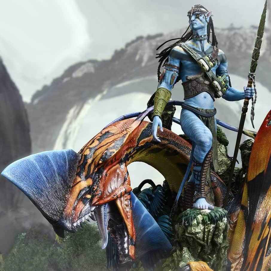 Jake Sully, Neytiri and Varang Avatar Real Elite Masterline collectible ...