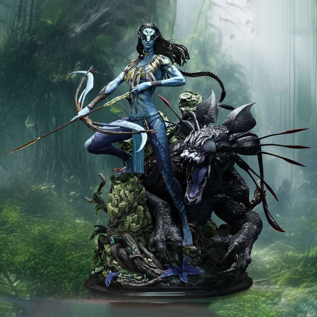 Jake Sully, Neytiri and Varang Avatar Real Elite Masterline collectible ...