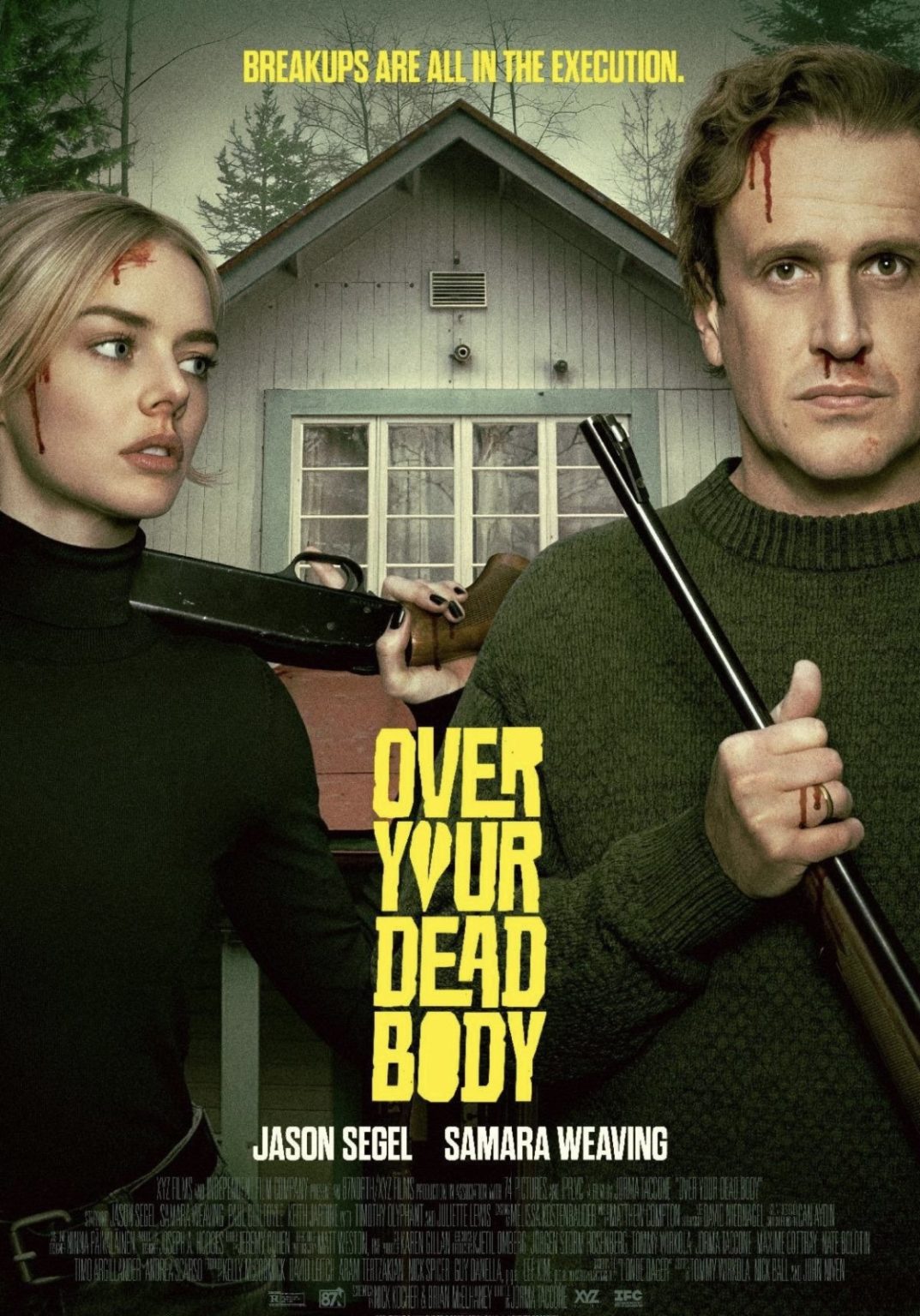 Jason Segal and Samara Weaving are a couple planning to kill one ...