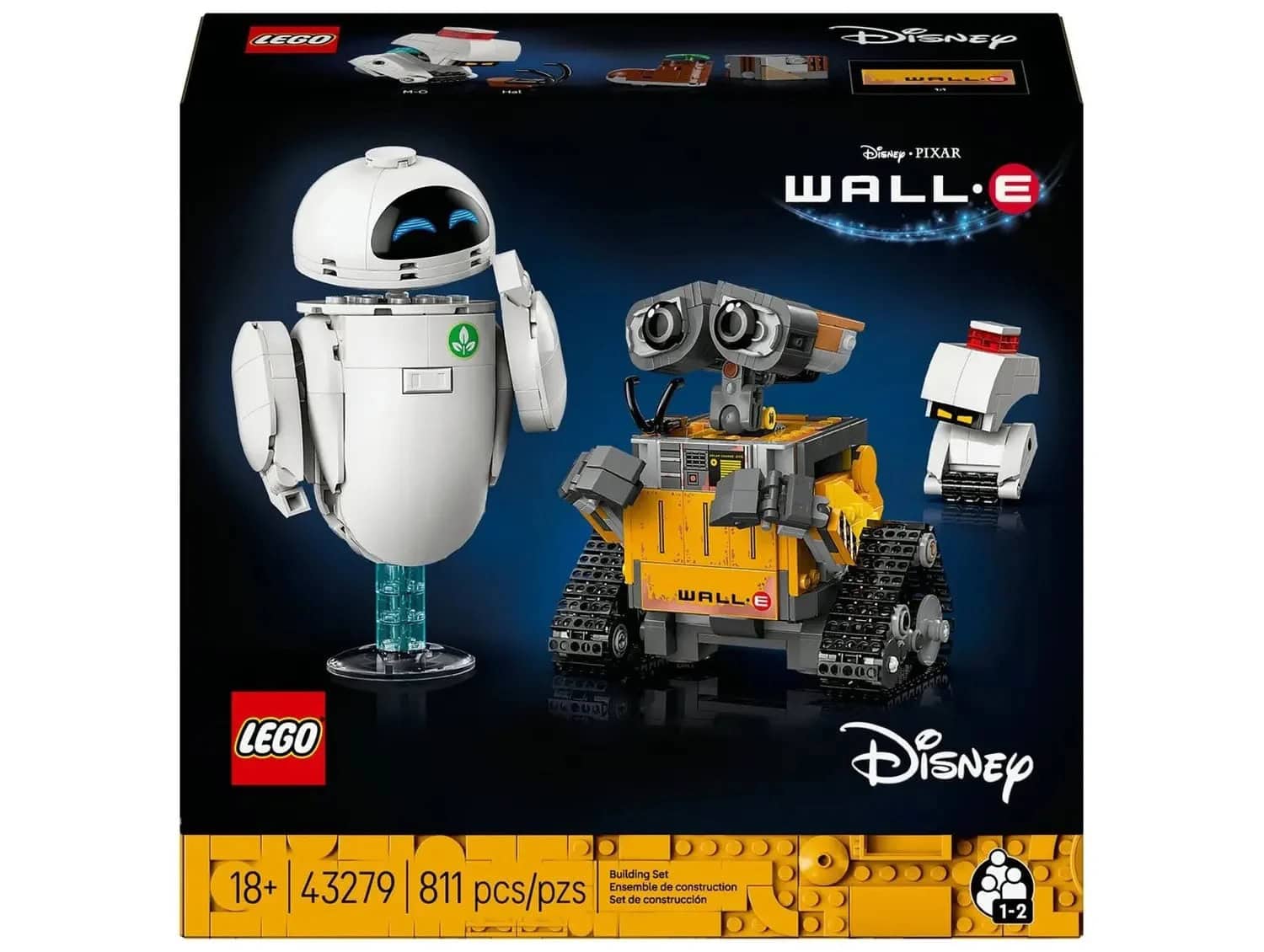 LEGO Disney and Pixar WALL-E and EVE set incoming in September