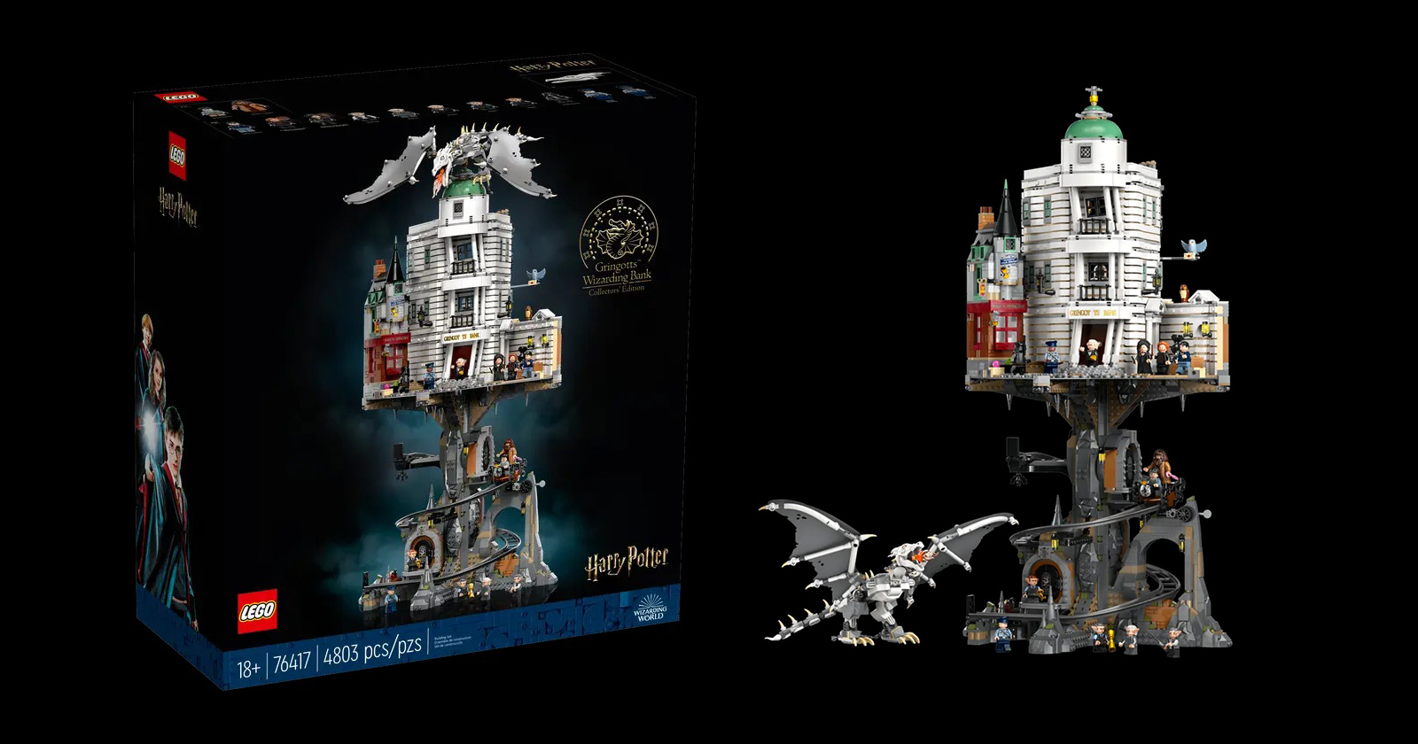 LEGO Harry Potter Gringotts Wizarding Bank set unveiled