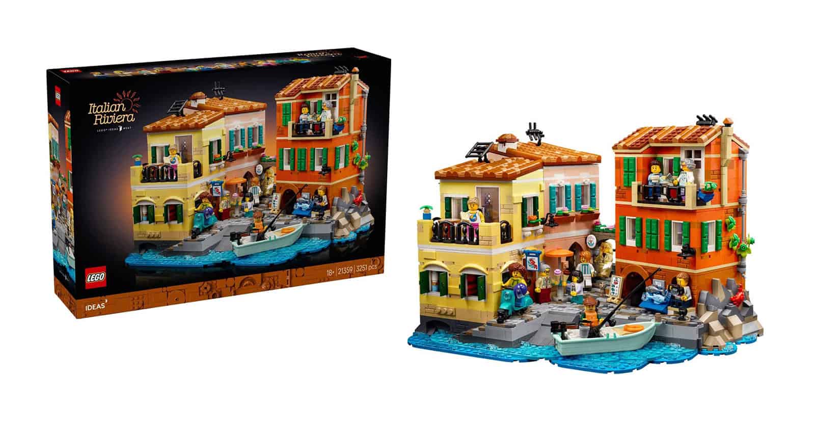 LEGO Icons Italian Riviera set officially unveiled