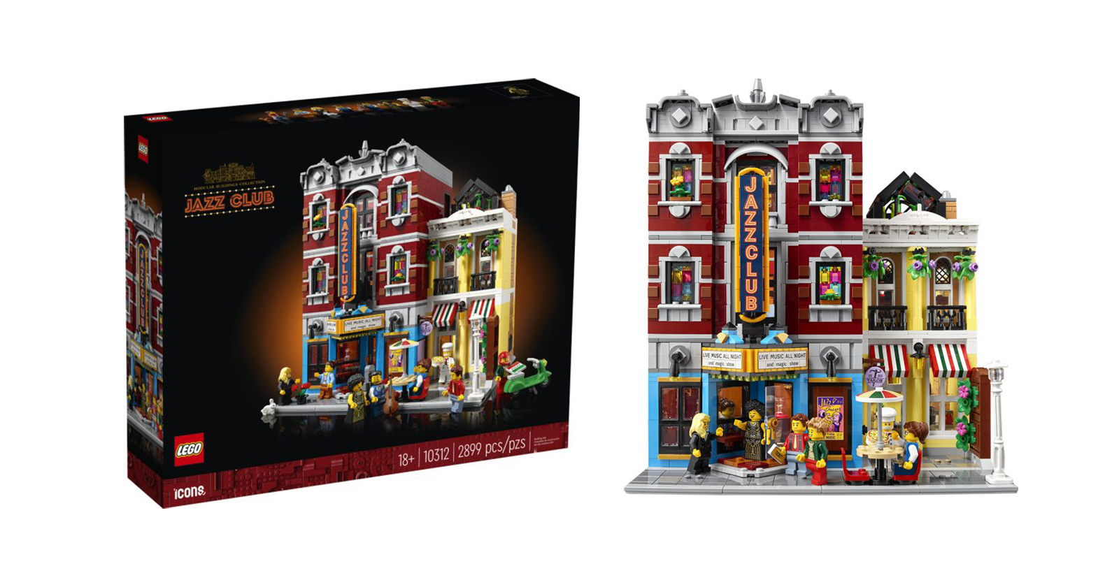 LEGO Icons Jazz Club Modular Building officially announced