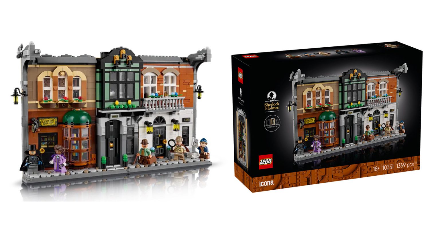 LEGO Icons Sherlock Holmes: Book Nook set officially unveiled by The ...