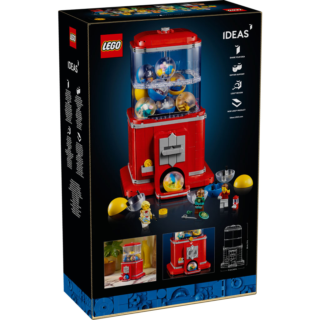 LEGO Ideas Minifigure Vending Machine set revealed ahead of June release
