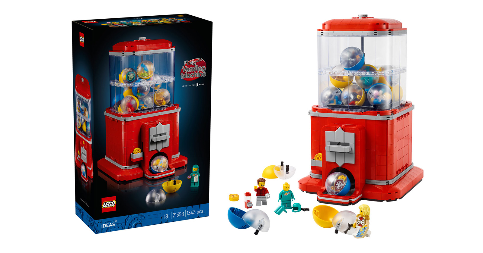 LEGO Ideas Minifigure Vending Machine set revealed ahead of June release