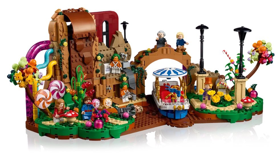 LEGO Ideas Willy Wonka & the Chocolate Factory Classic Movie Set ...