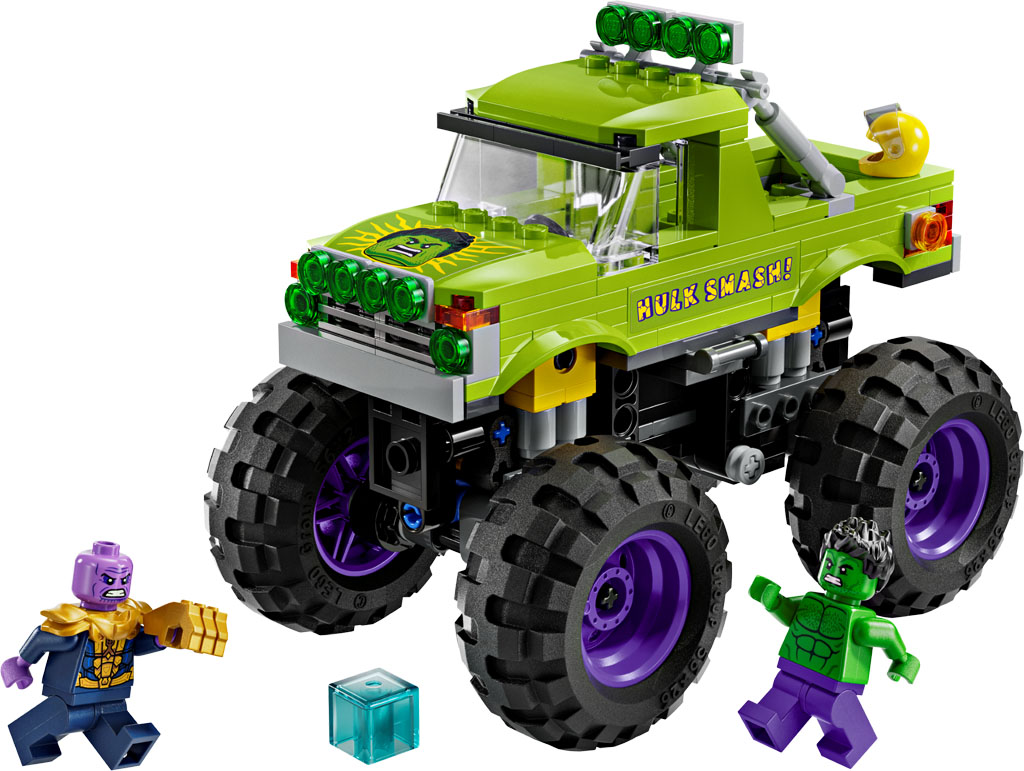 LEGO Marvel Hulk Truck vs Thanos and Iron Man's Laboratory: Hall of ...