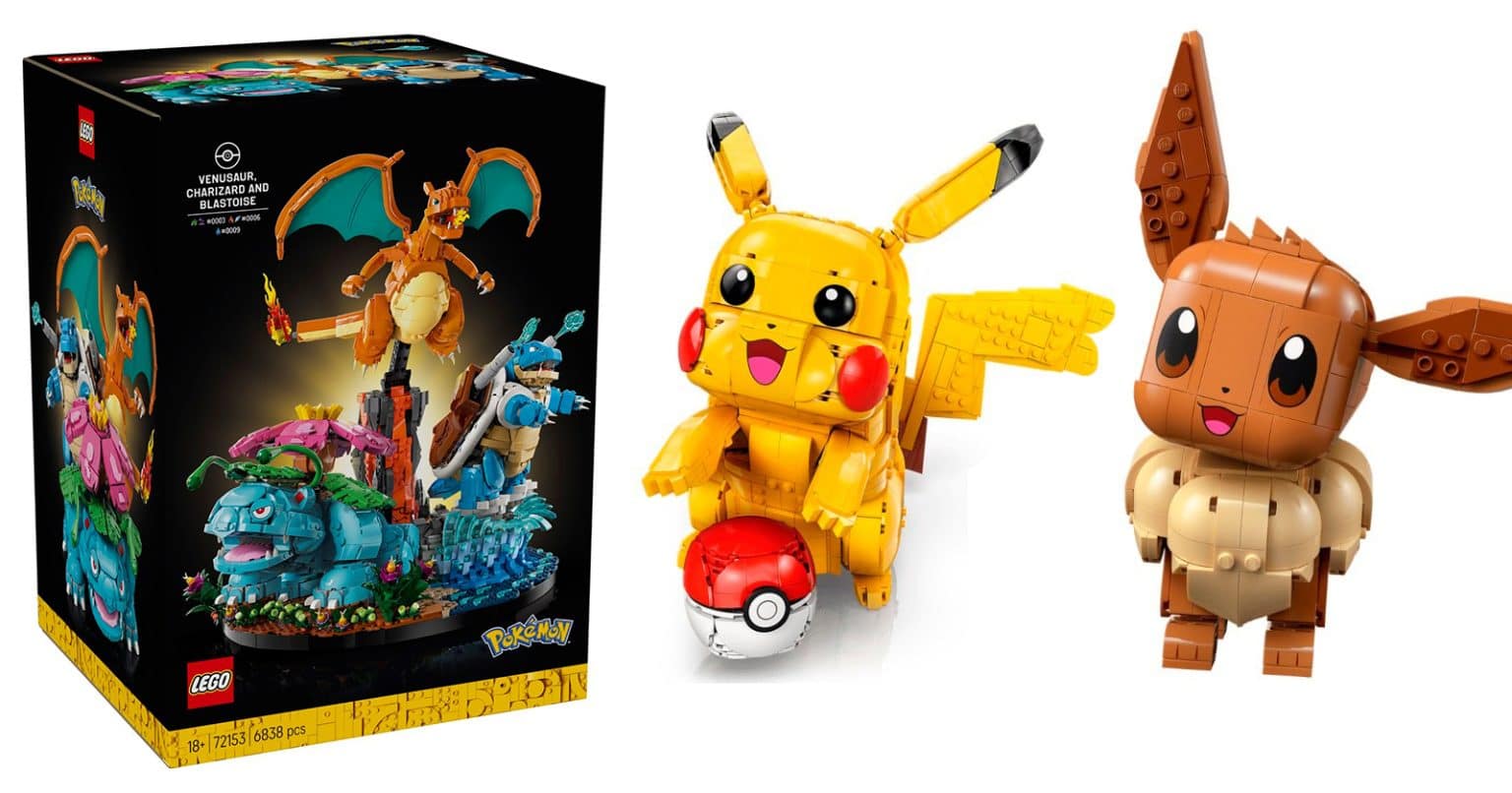LEGO Pokemon theme launches with Pikachu, Eevee, Venusaur, Charizard ...