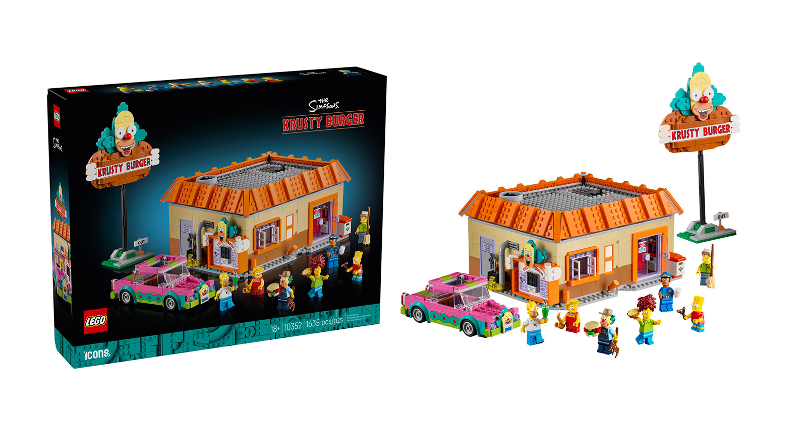 LEGO The Simpsons Krusty Burger set revealed ahead of June release