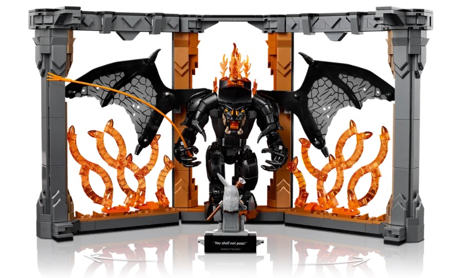 LEGO's The Lord of the Rings: Balrog Book Nook set revealed