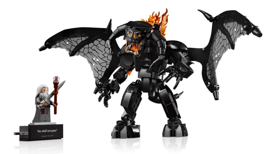 LEGO's The Lord of the Rings: Balrog Book Nook set revealed