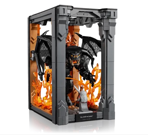 LEGO's The Lord of the Rings: Balrog Book Nook set revealed