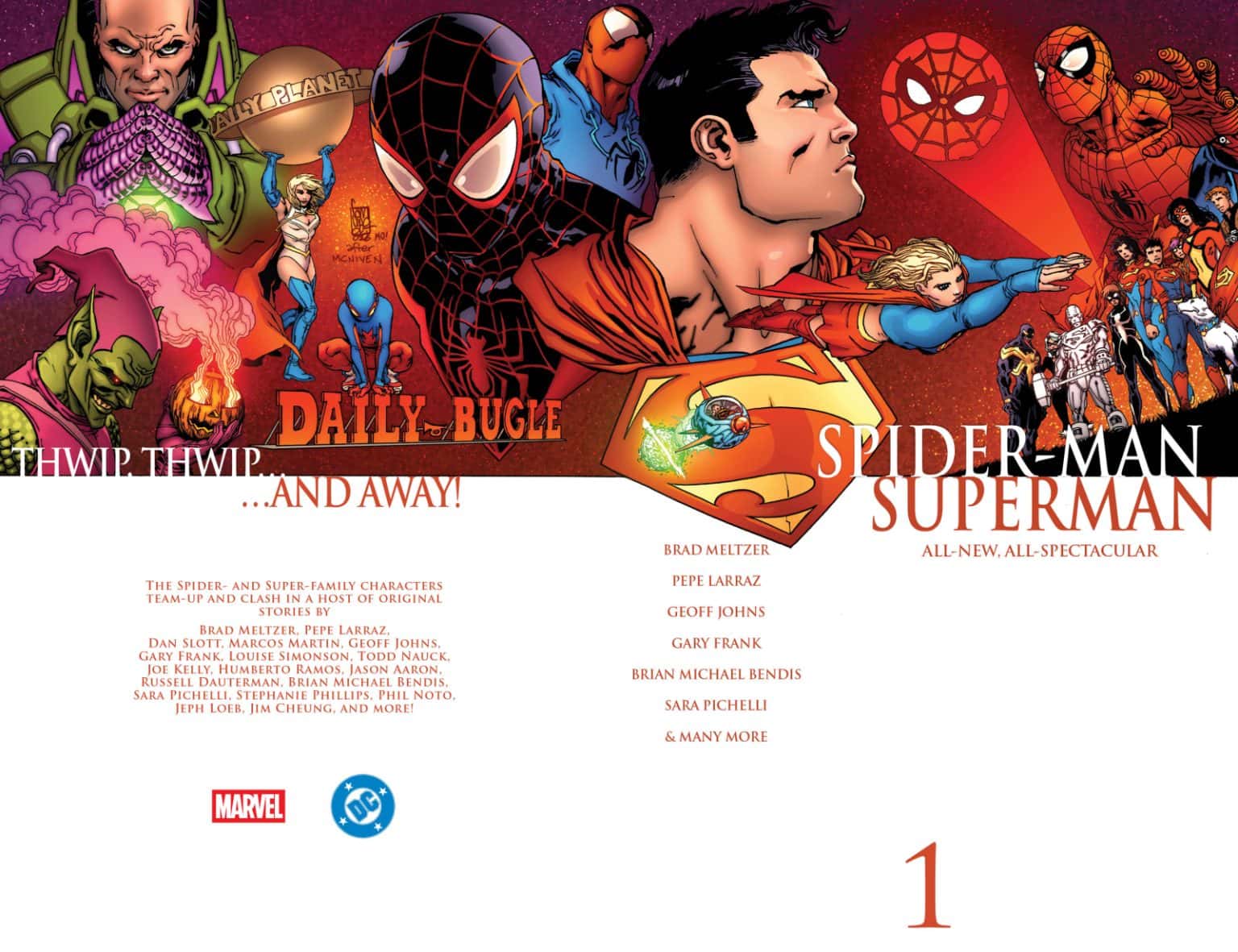 Marvel reveals final Spider-Man/Superman #1 crossover variant covers