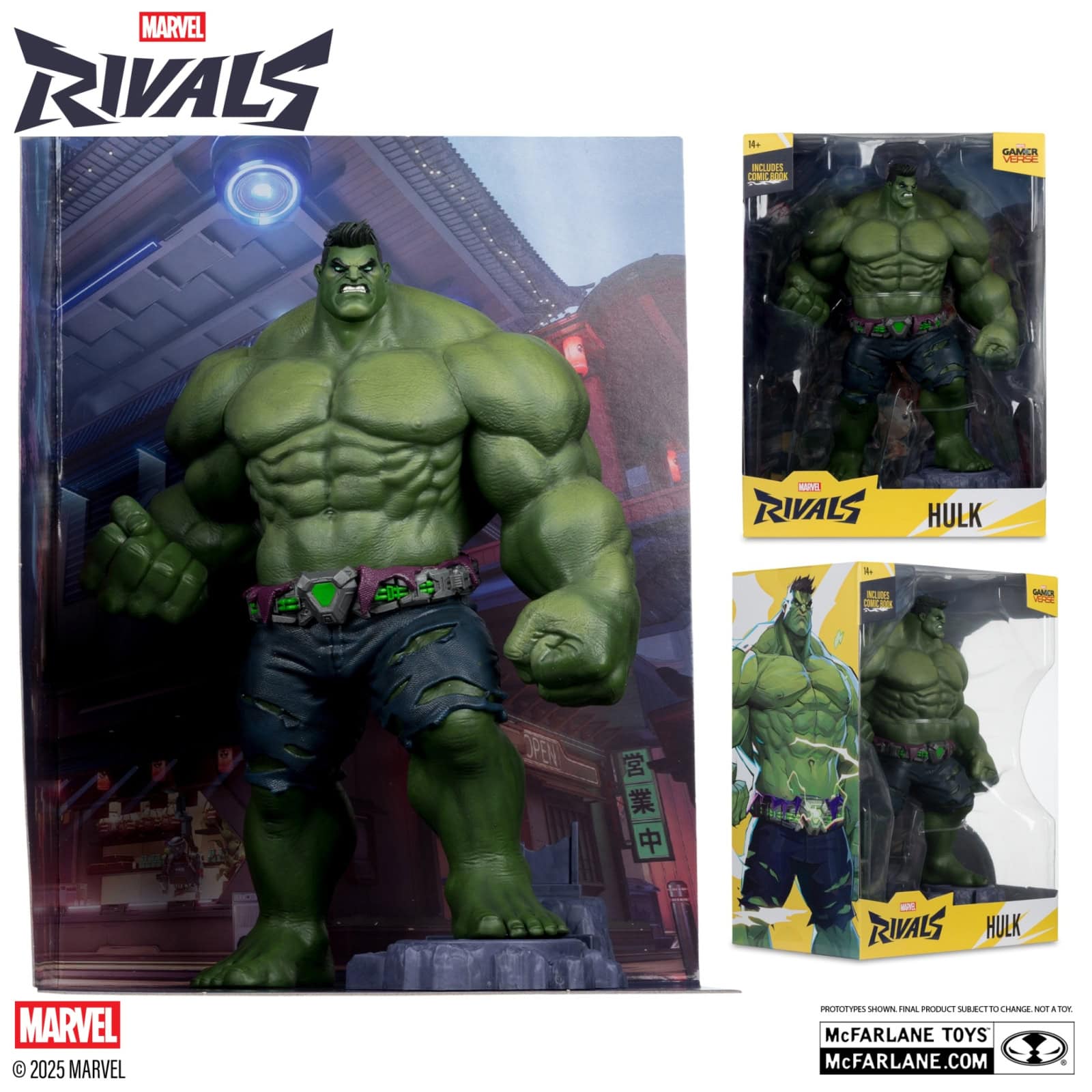 Marvel Rivals Hulk and Venom collectible figures unveiled by McFarlane Toys