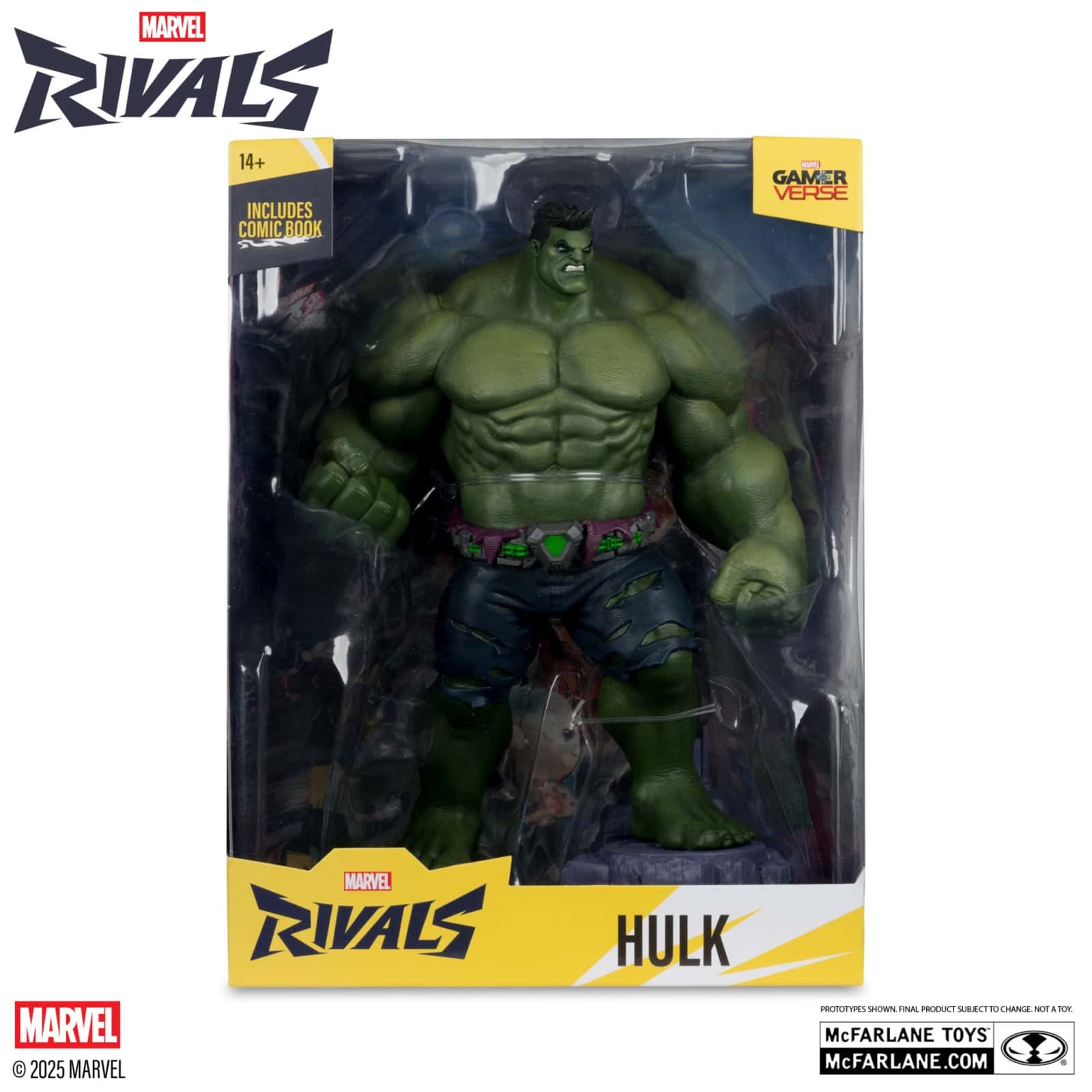 Marvel Rivals Hulk and Venom collectible figures unveiled by McFarlane Toys