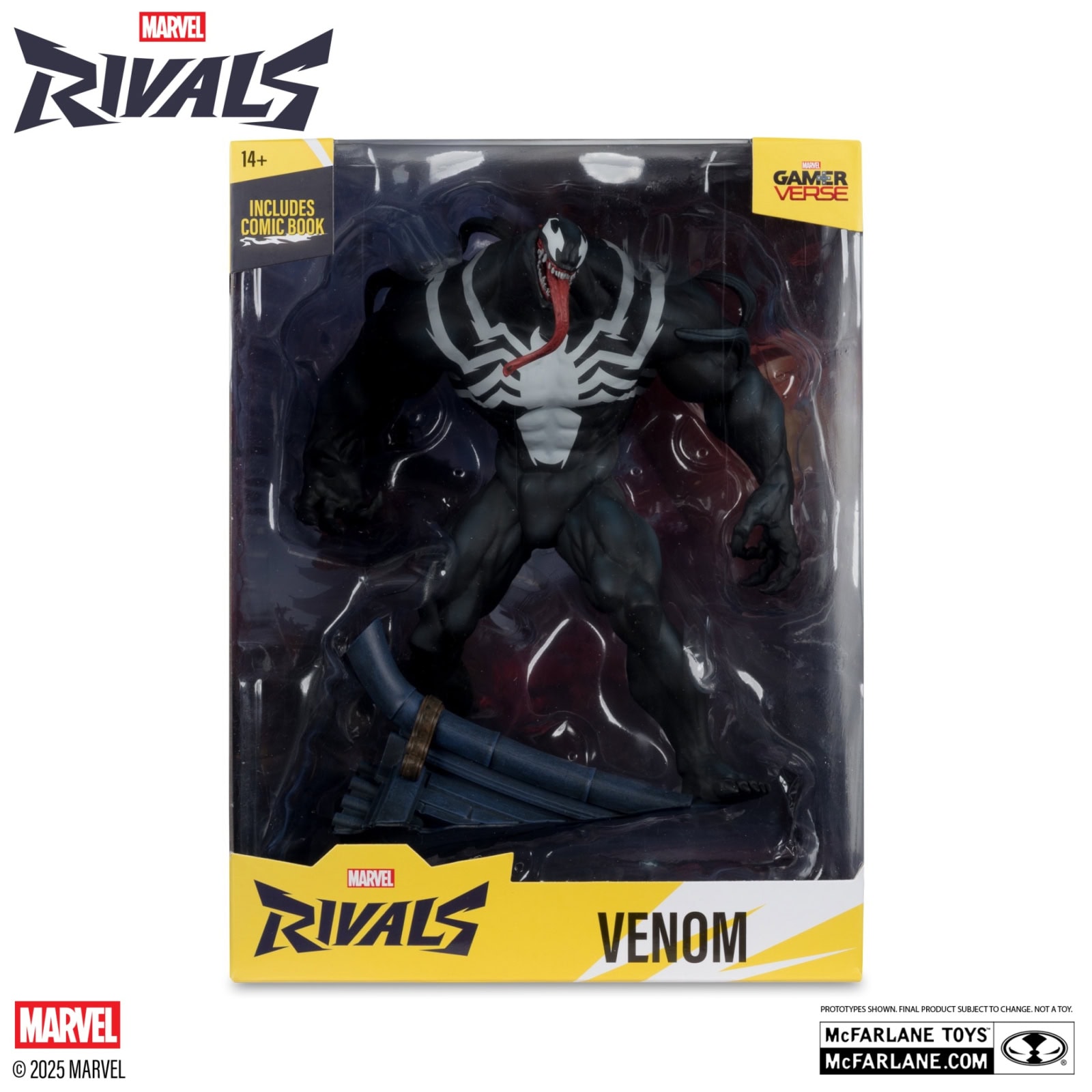 Marvel Rivals Hulk and Venom collectible figures unveiled by McFarlane Toys