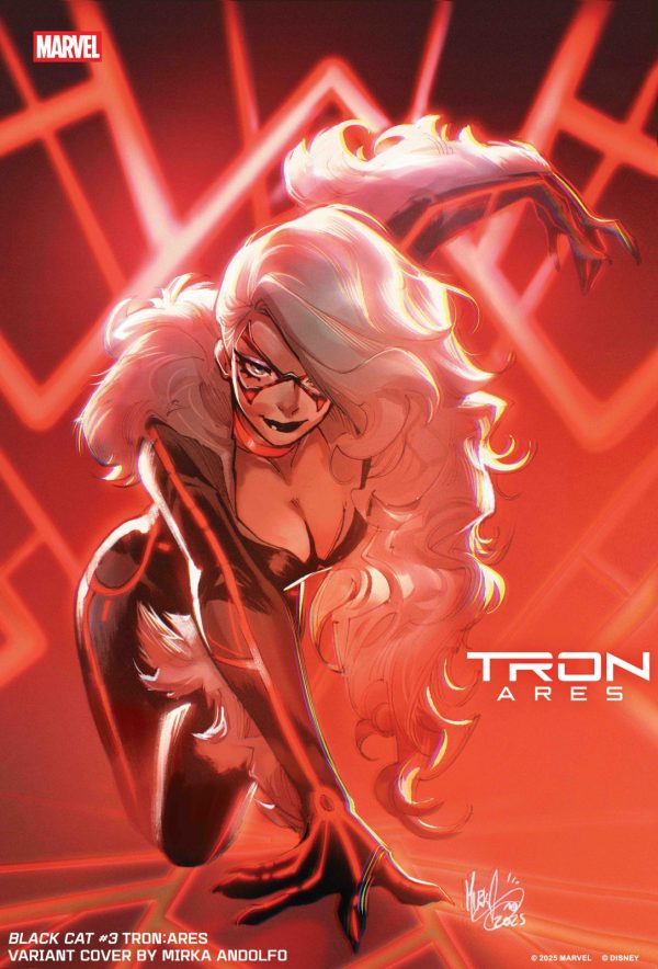 Marvel superheroes enter The Grid for TRON: Ares variant covers