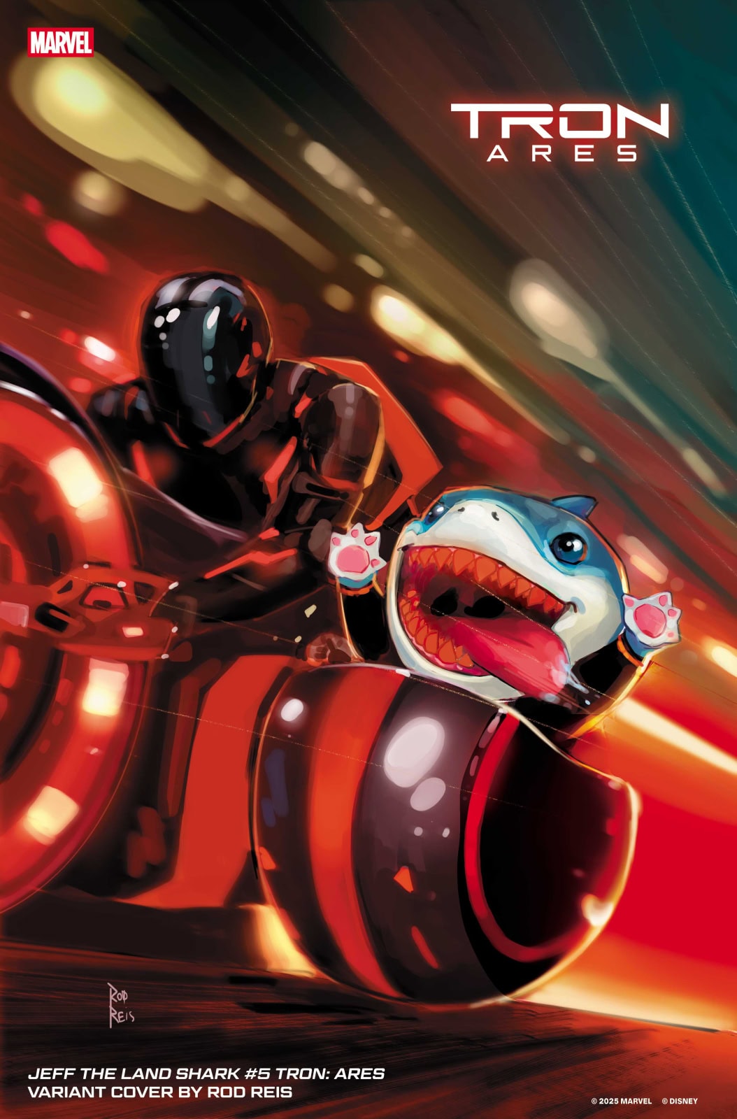 Marvel superheroes enter The Grid for TRON: Ares variant covers