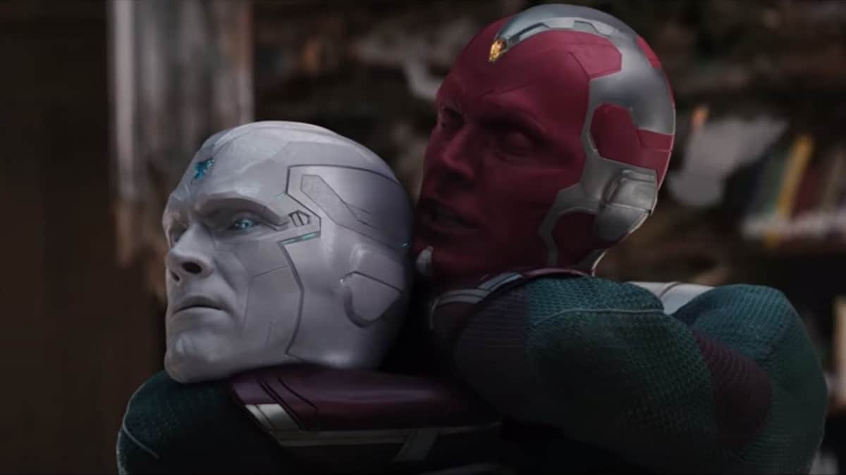 Marvel's WandaVision concept art pits Vision against Spectral Vision