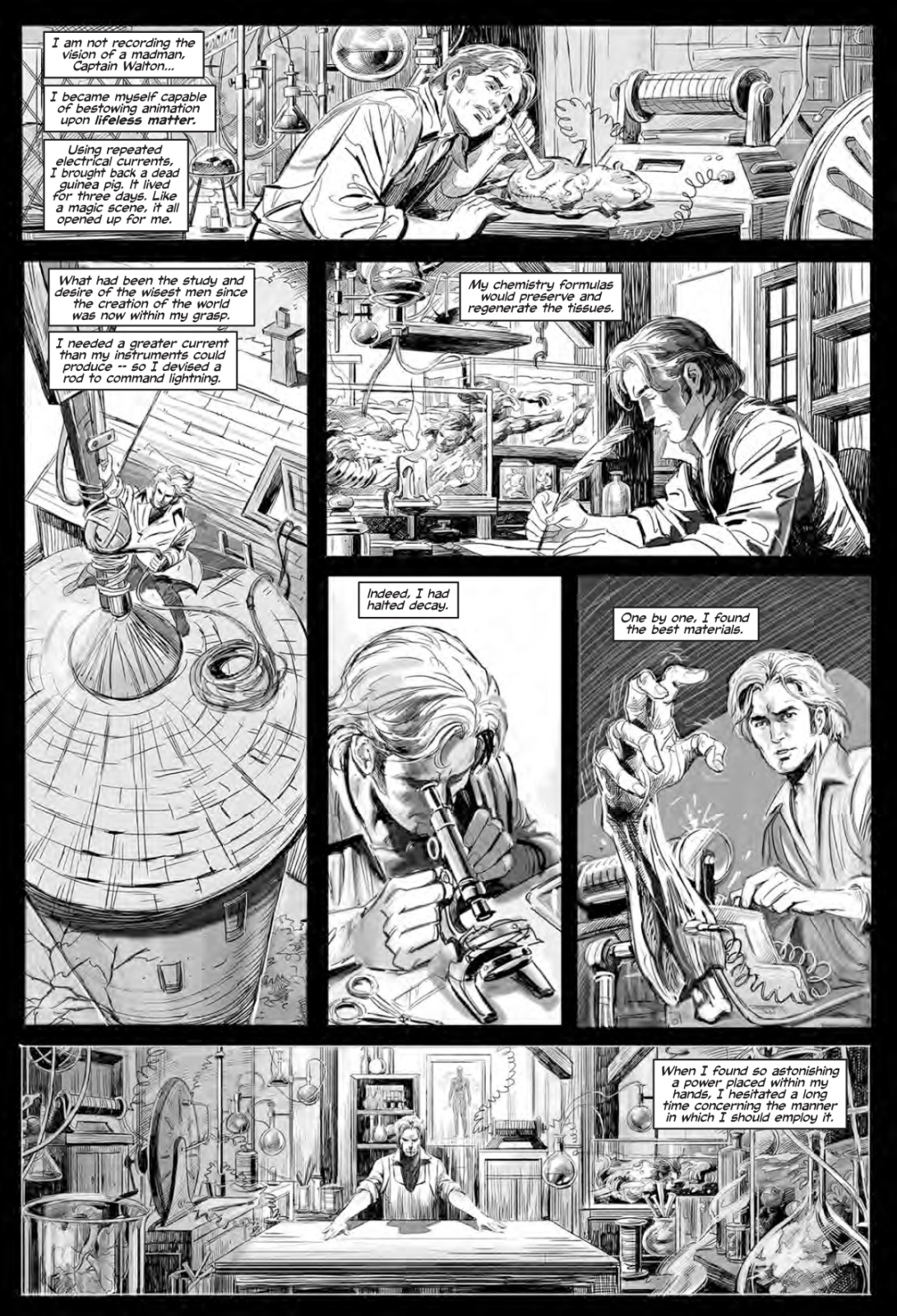 Mary Shelley's Frankenstein Starring Boris Karloff graphic novel ...