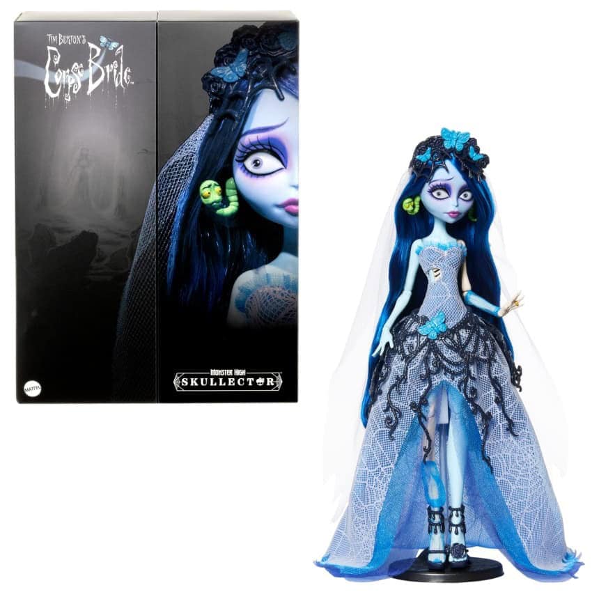 Mattel releases Monster High Skullector X Corpse Bride Emily Doll