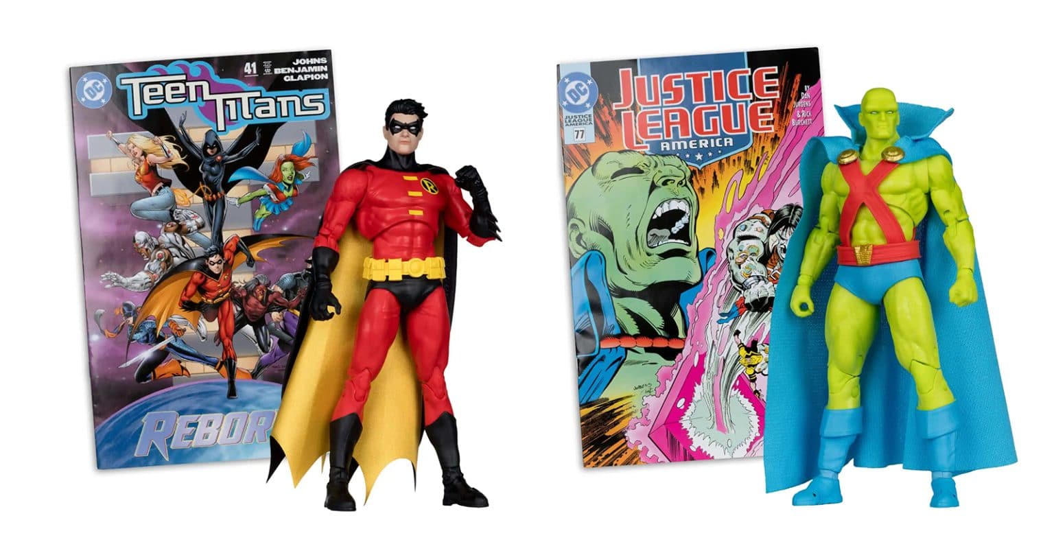 McFarlane Toys reveals new DC Page Punchers for Robin, Martian ...