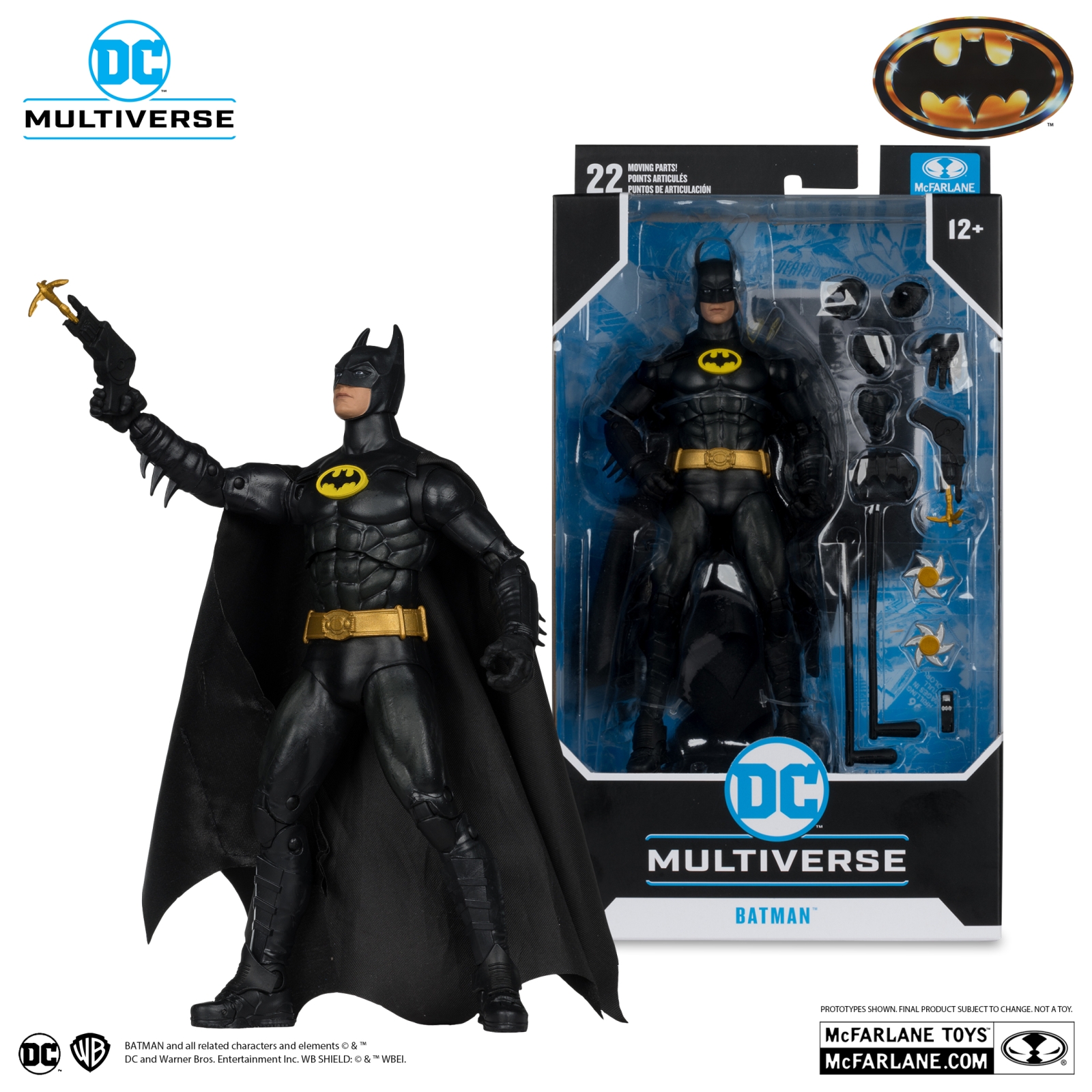 McFarlane's DC Multiverse line unveils Batman 1989 and Batman Begins ...