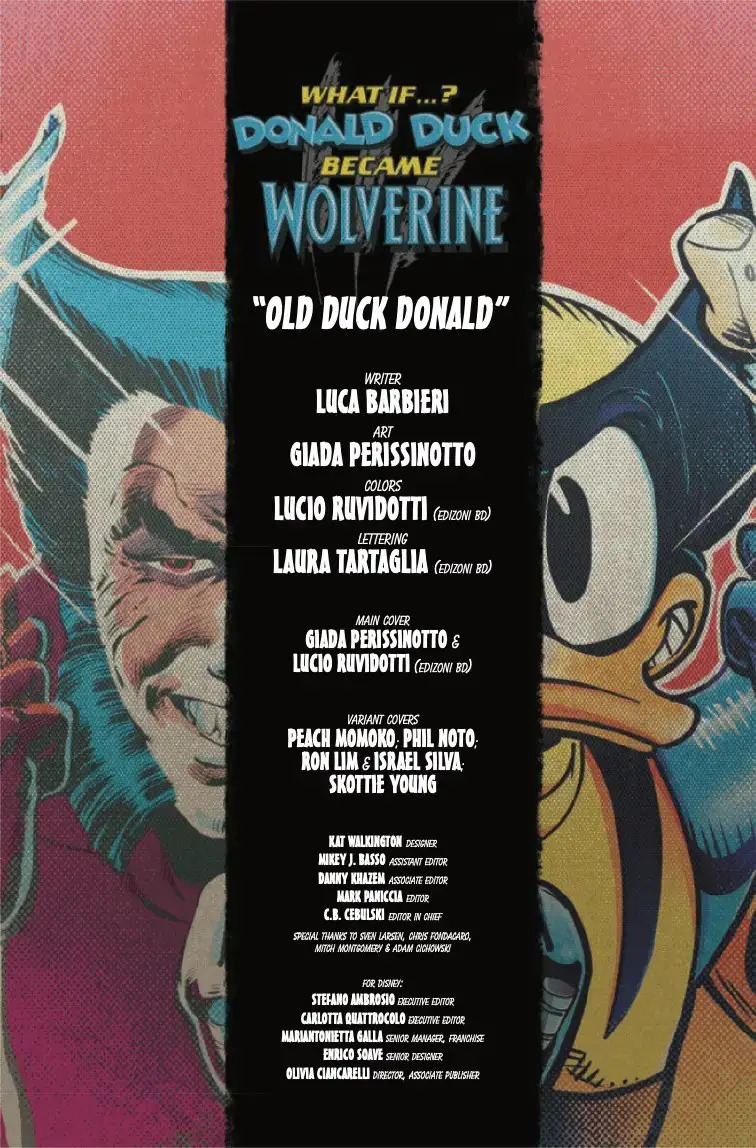 Meet Old Duck Donald in Marvel & Disney: What If…? Donald Duck Became ...