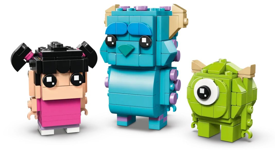 Mike, Sulley and Boo get the LEGO BrickHeadz treatment with Disney ...