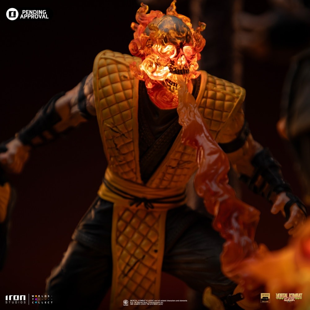 Mortal Kombat Klassics Fatality Scorpion vs Sub-Zero statue unveiled by ...