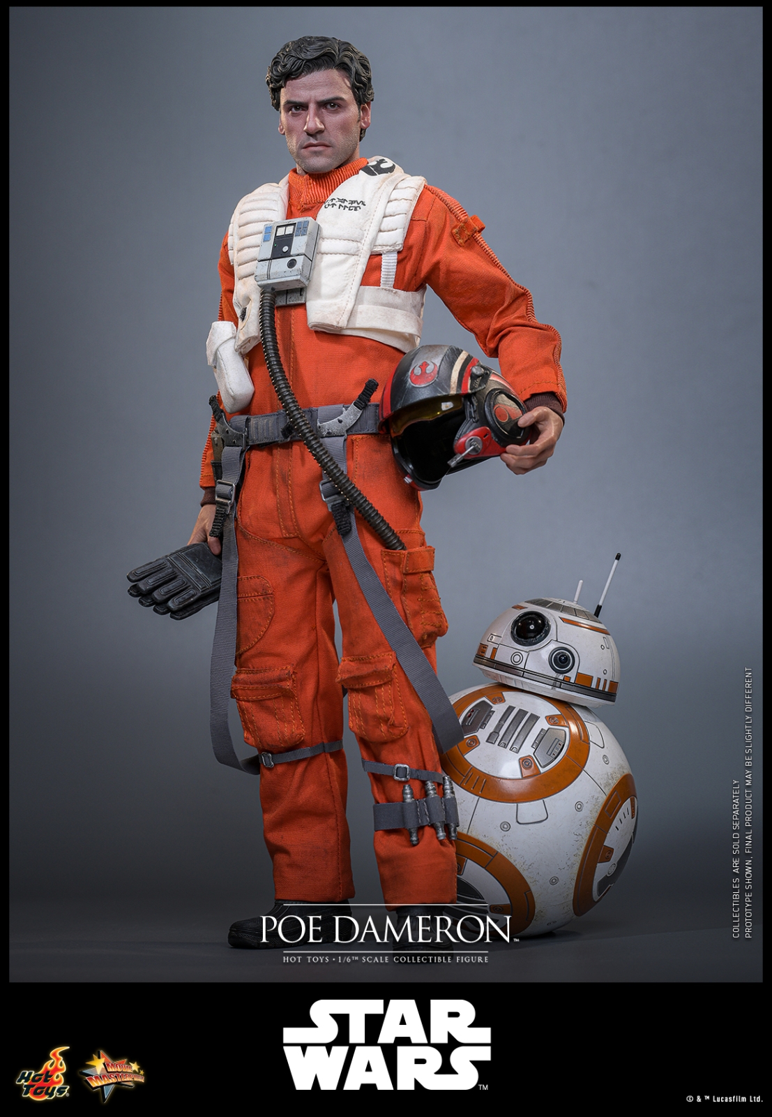 Oscar Isaac's Poe Dameron joins Hot Toys' Star Wars sixth scale action ...