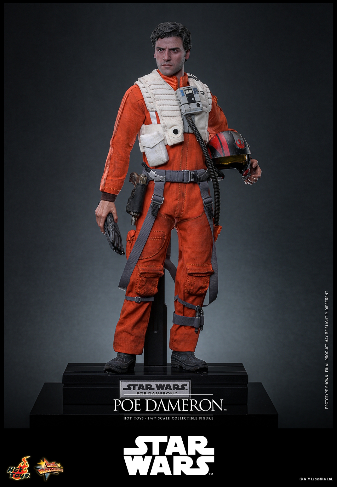 Oscar Isaac's Poe Dameron joins Hot Toys' Star Wars sixth scale action ...
