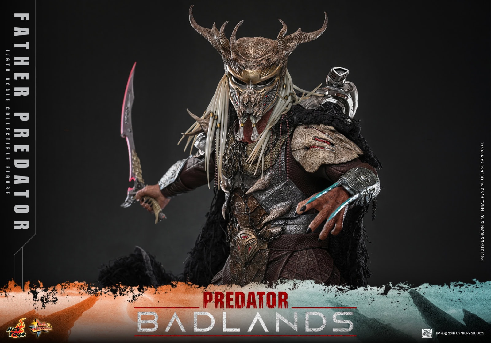 Predator: Badlands Father Predator sixth scale figure unveiled by Hot Toys