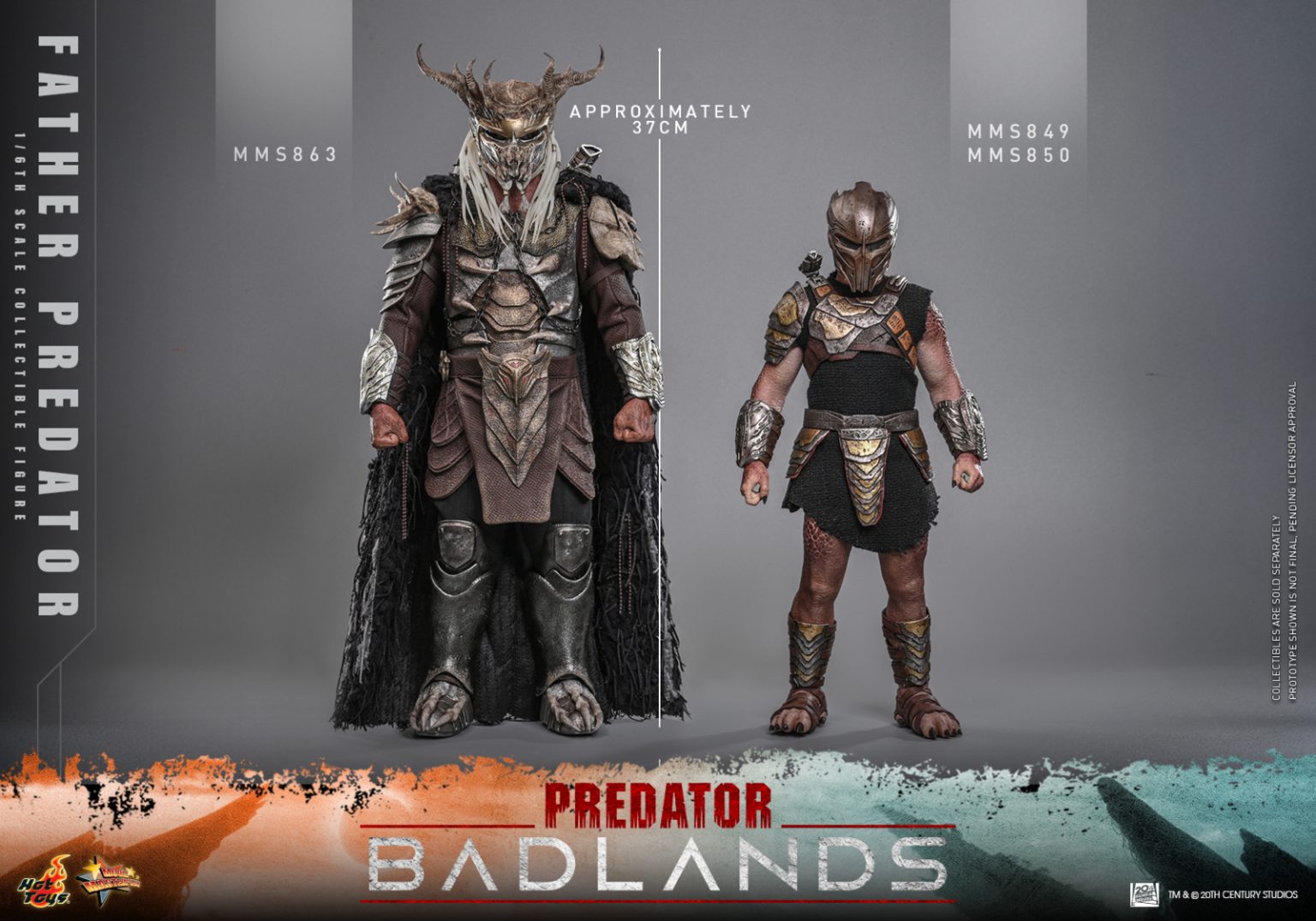 Predator: Badlands Father Predator sixth scale figure unveiled by Hot Toys