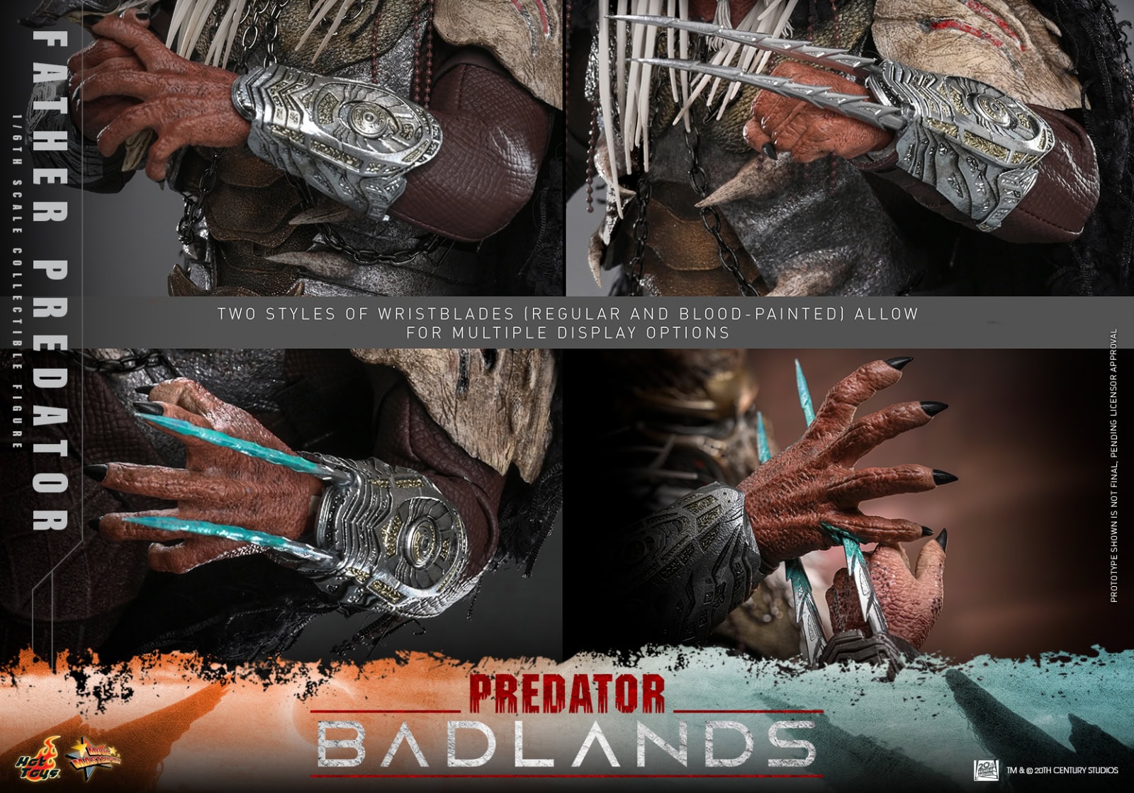 Predator: Badlands Father Predator sixth scale figure unveiled by Hot Toys
