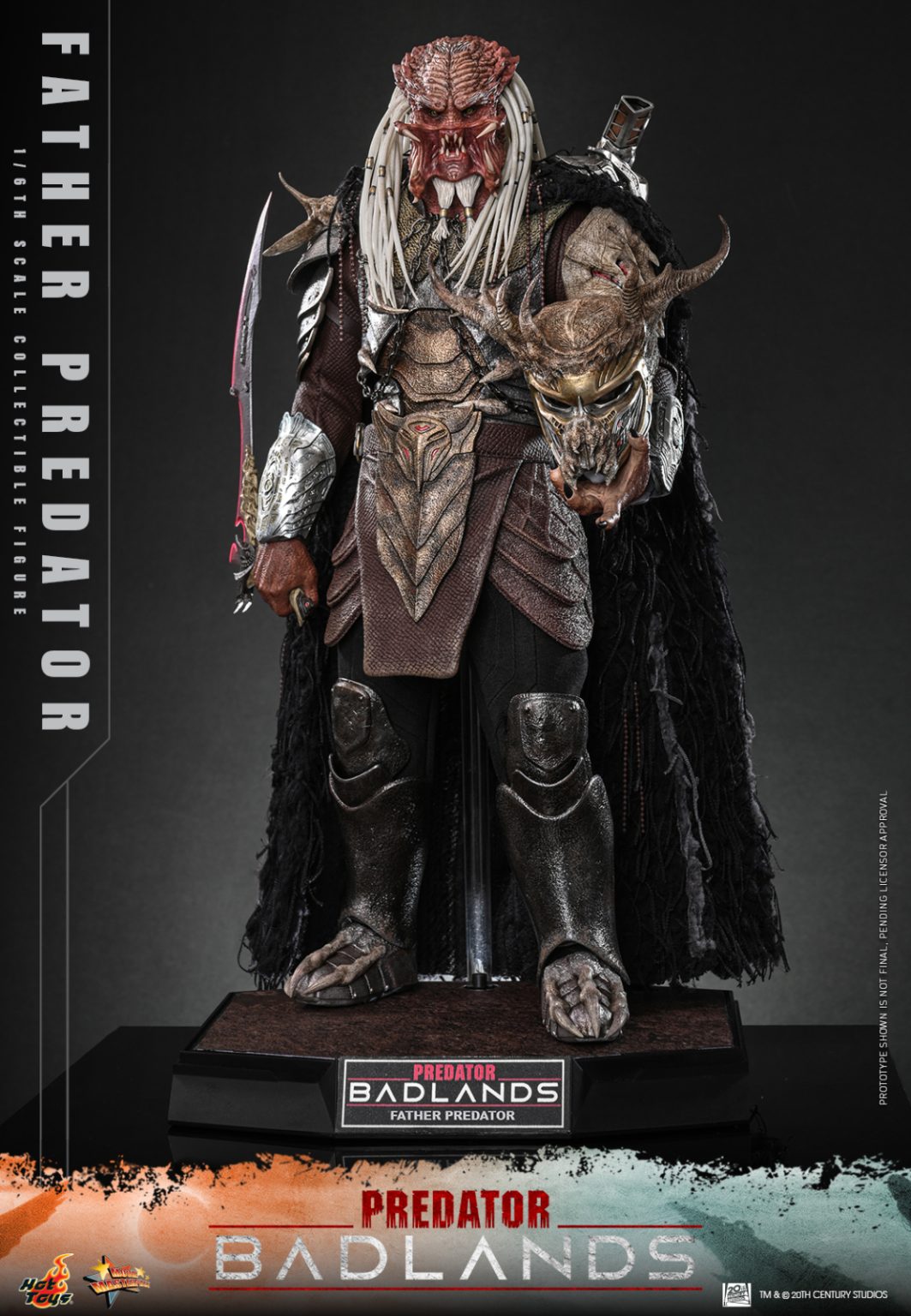 Predator: Badlands Father Predator sixth scale figure unveiled by Hot Toys
