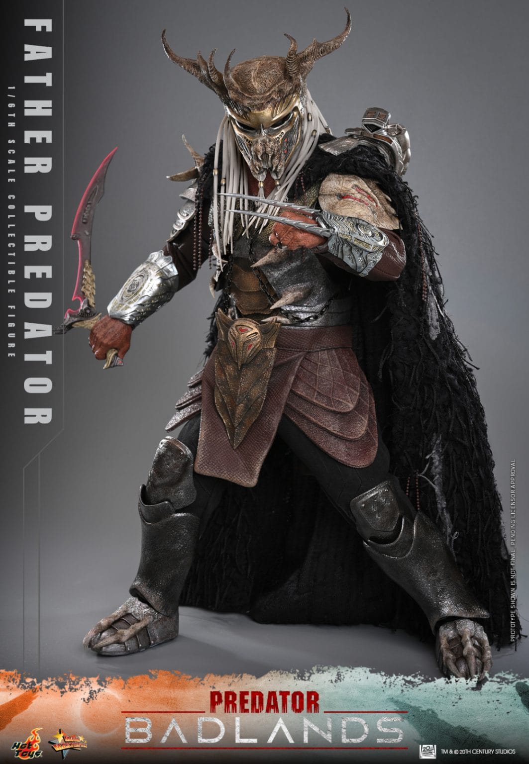 Predator: Badlands Father Predator sixth scale figure unveiled by Hot Toys