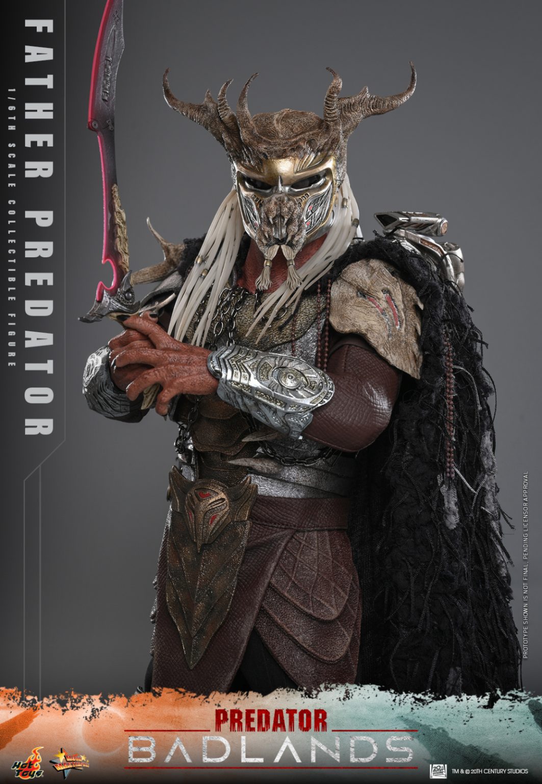Predator: Badlands Father Predator sixth scale figure unveiled by Hot Toys