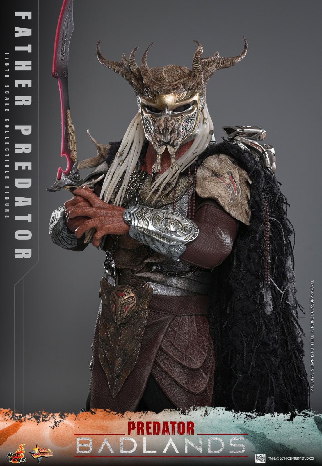 Predator: Badlands Father Predator sixth scale figure unveiled by Hot Toys