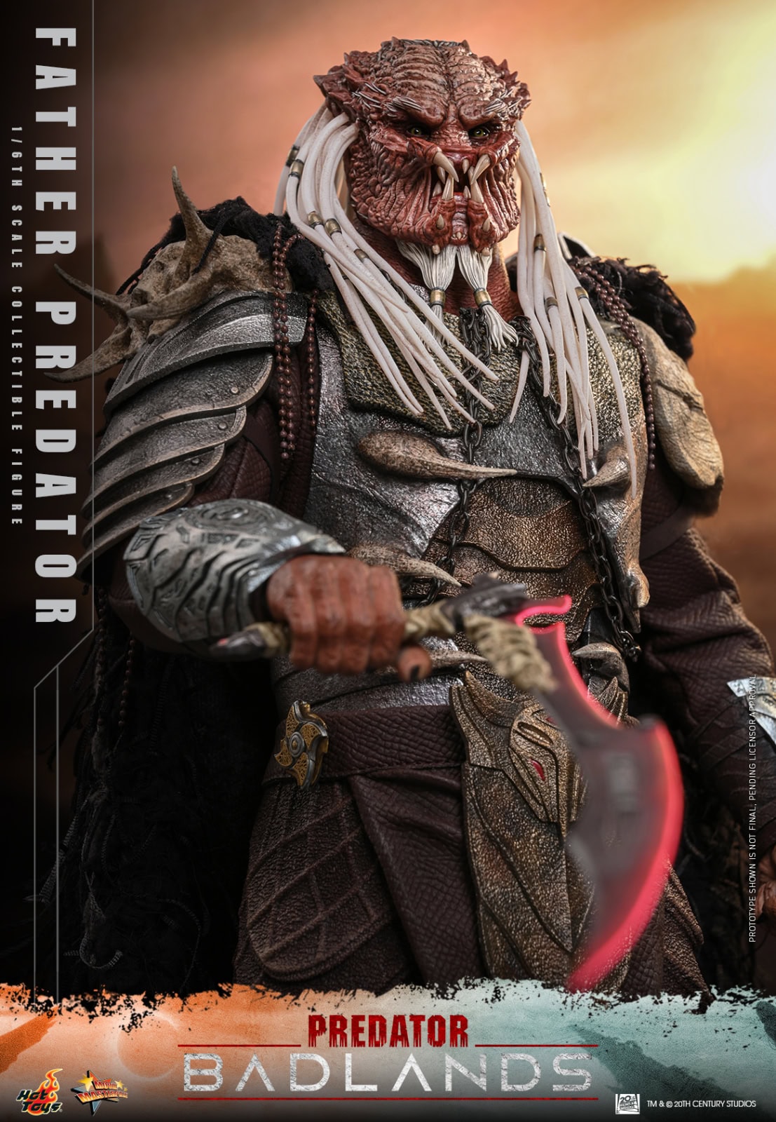 Predator: Badlands Father Predator sixth scale figure unveiled by Hot Toys