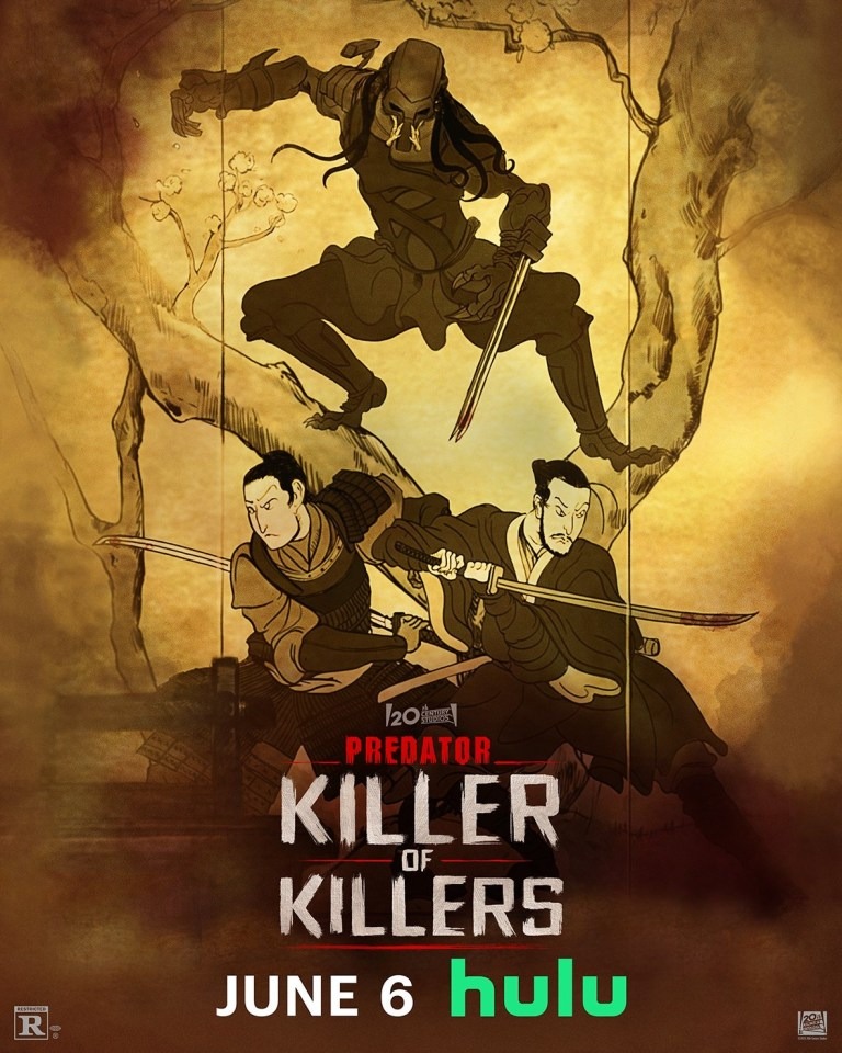 Predator: Killer of Killers posters tease the animated anthology movie
