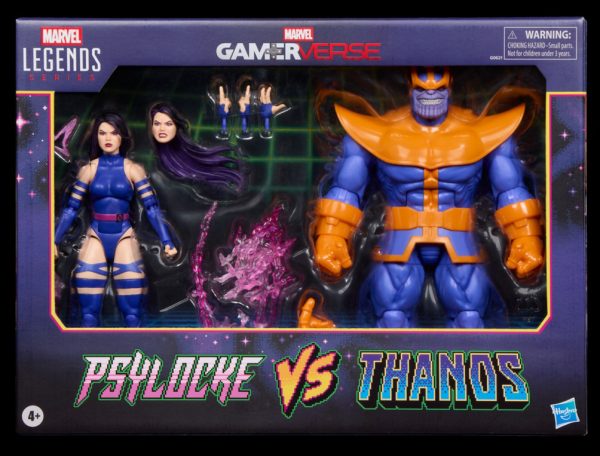 Psylocke vs. Thanos Marvel Legends Series Gamerverse 2-pack revealed by ...