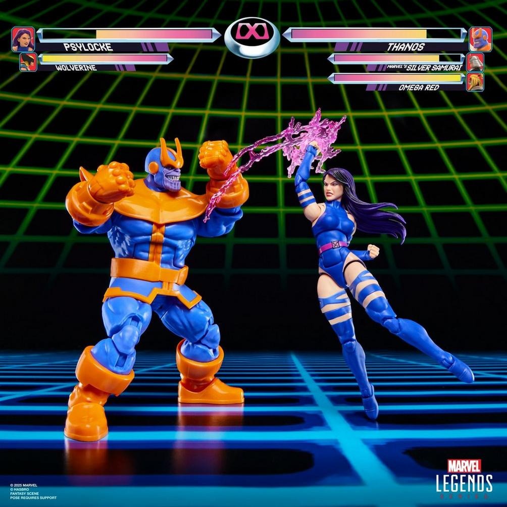 Psylocke vs. Thanos Marvel Legends Series Gamerverse 2-pack revealed by Hasbro