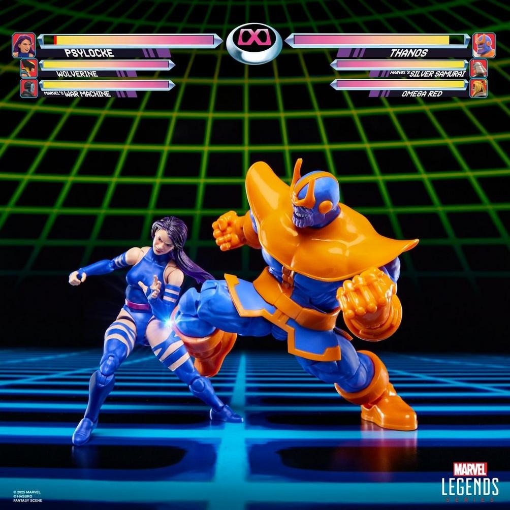 Psylocke vs. Thanos Marvel Legends Series Gamerverse 2-pack revealed by Hasbro